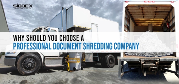 Why Should You Choose a Professional Document Shredding Company